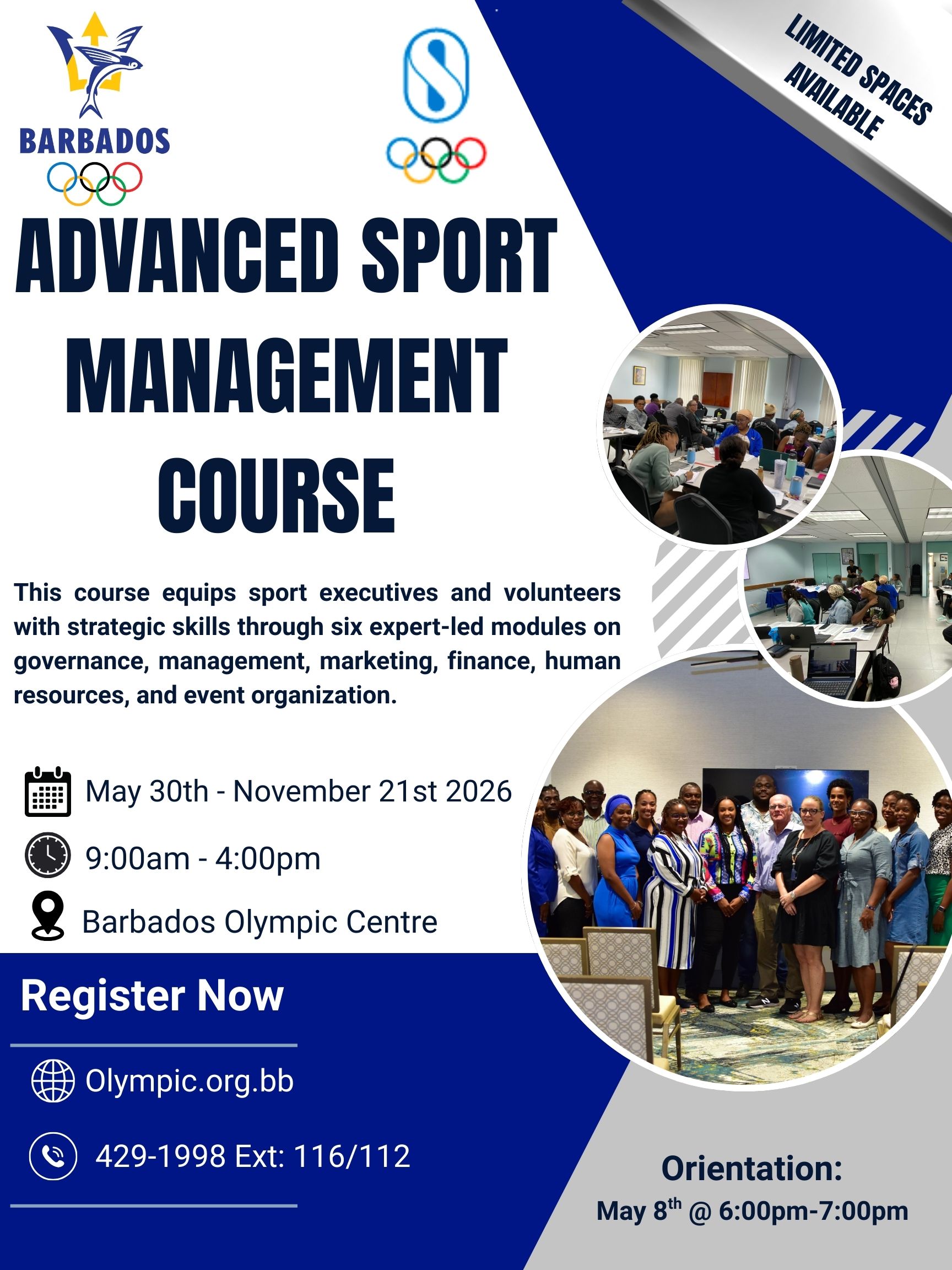 Register Now for the 2026 Advanced Sport Management Course - The ...